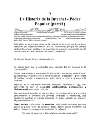 Los medios de comunicación y la escuela | DOCX