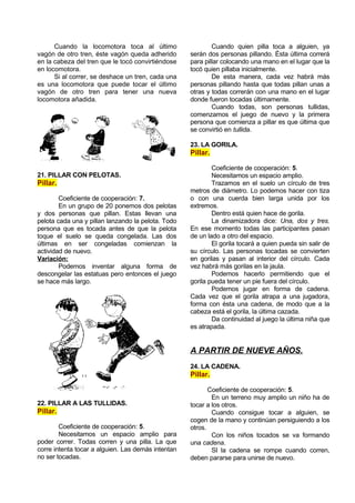 51 Juegos deportivos cooperativos para Educación Física | PDF