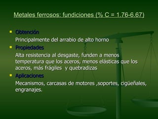 Los Metales Presentacion | PPT