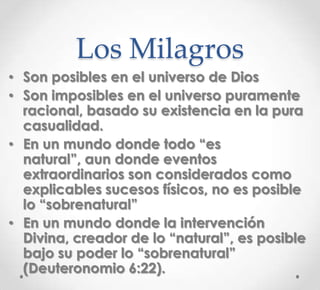 Los Milagros | PPTX