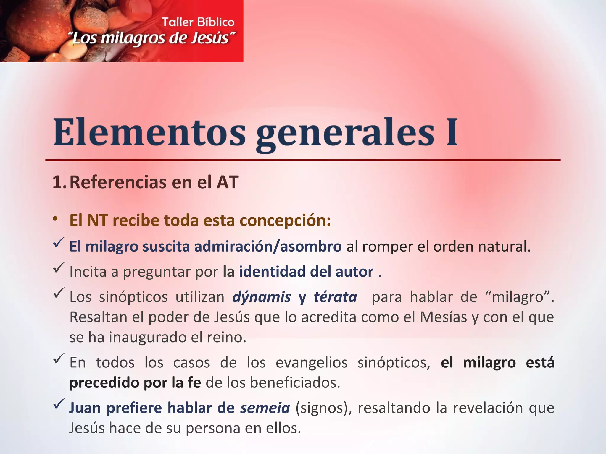 Los Milagros De Jesús P Ciro Ppt 