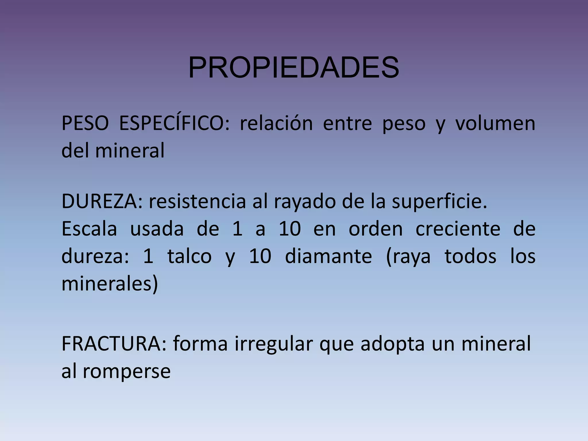 Los minerales | PPTX