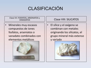 Los minerales | PPTX