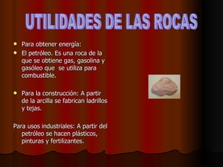 Las rocas, los minerales y el suelo | PPT