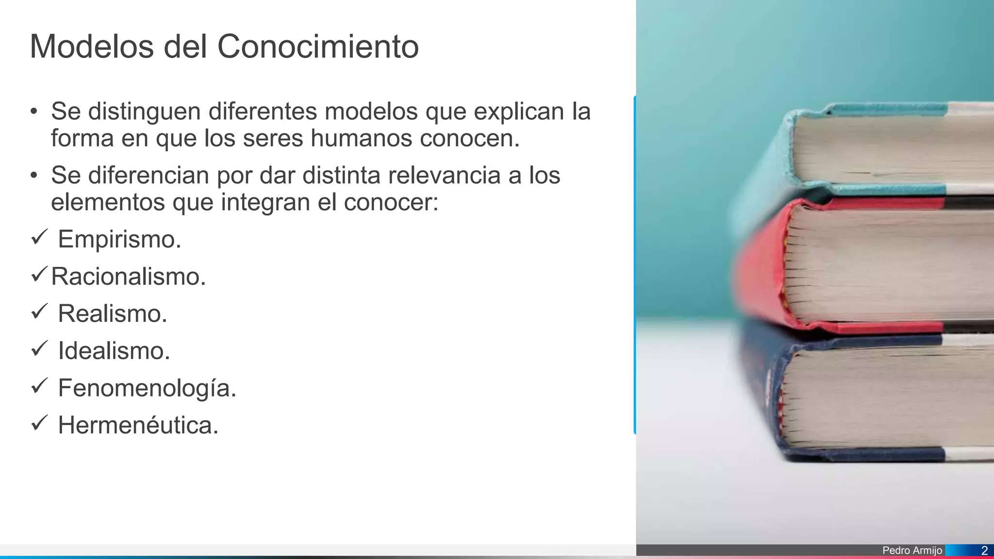 Los modelos del conocimiento | PPTX