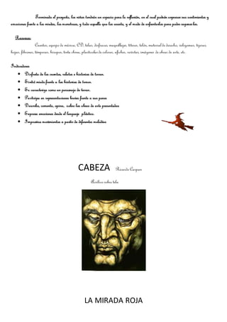 Los monstruos unidad didáctica | DOCX