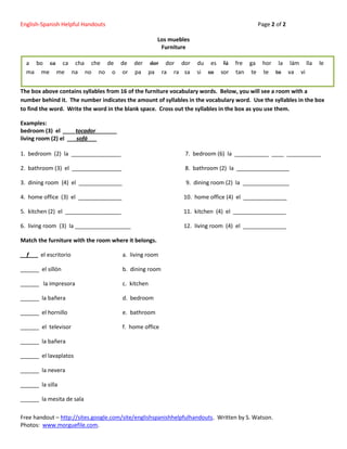 Los Muebles | PDF