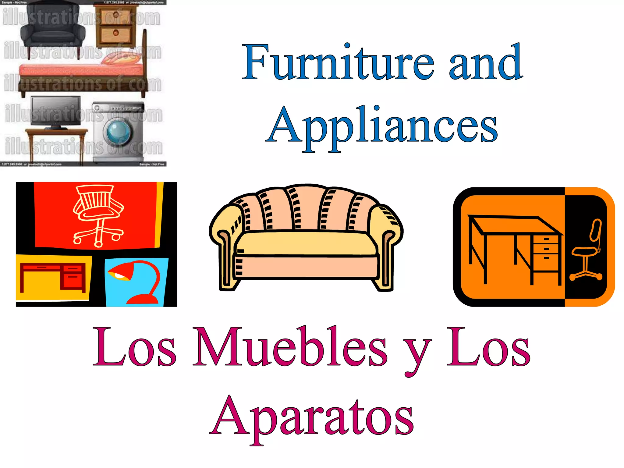 Los muebles/Furniture | PPTX