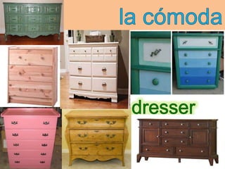 Los muebles/Furniture | PPTX