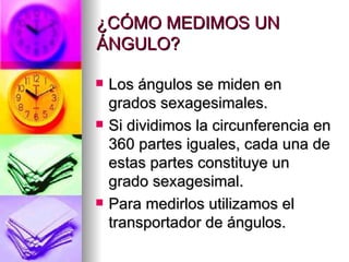 Los ángulos | PPT