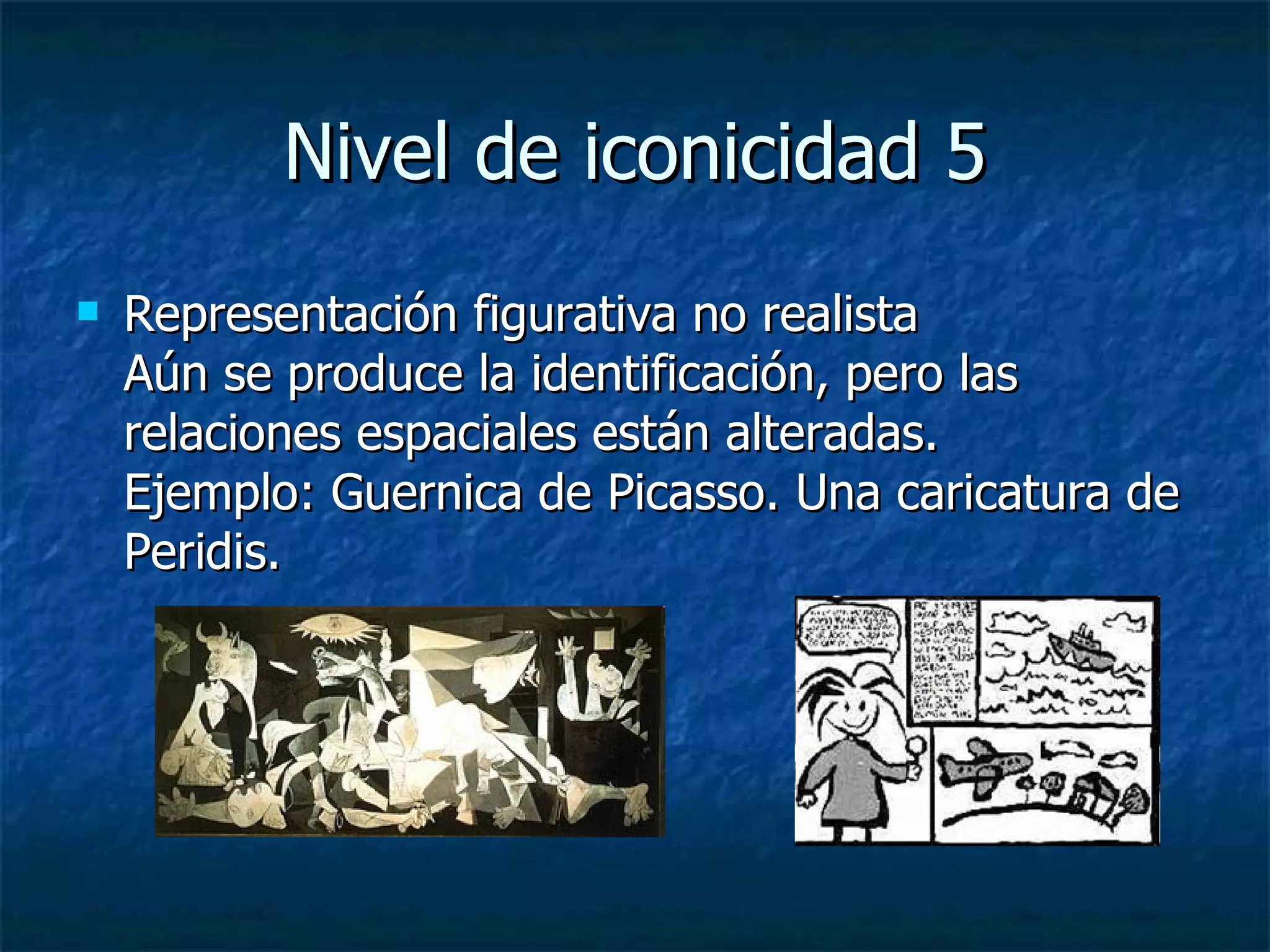 Los niveles de iconicidad | PPT