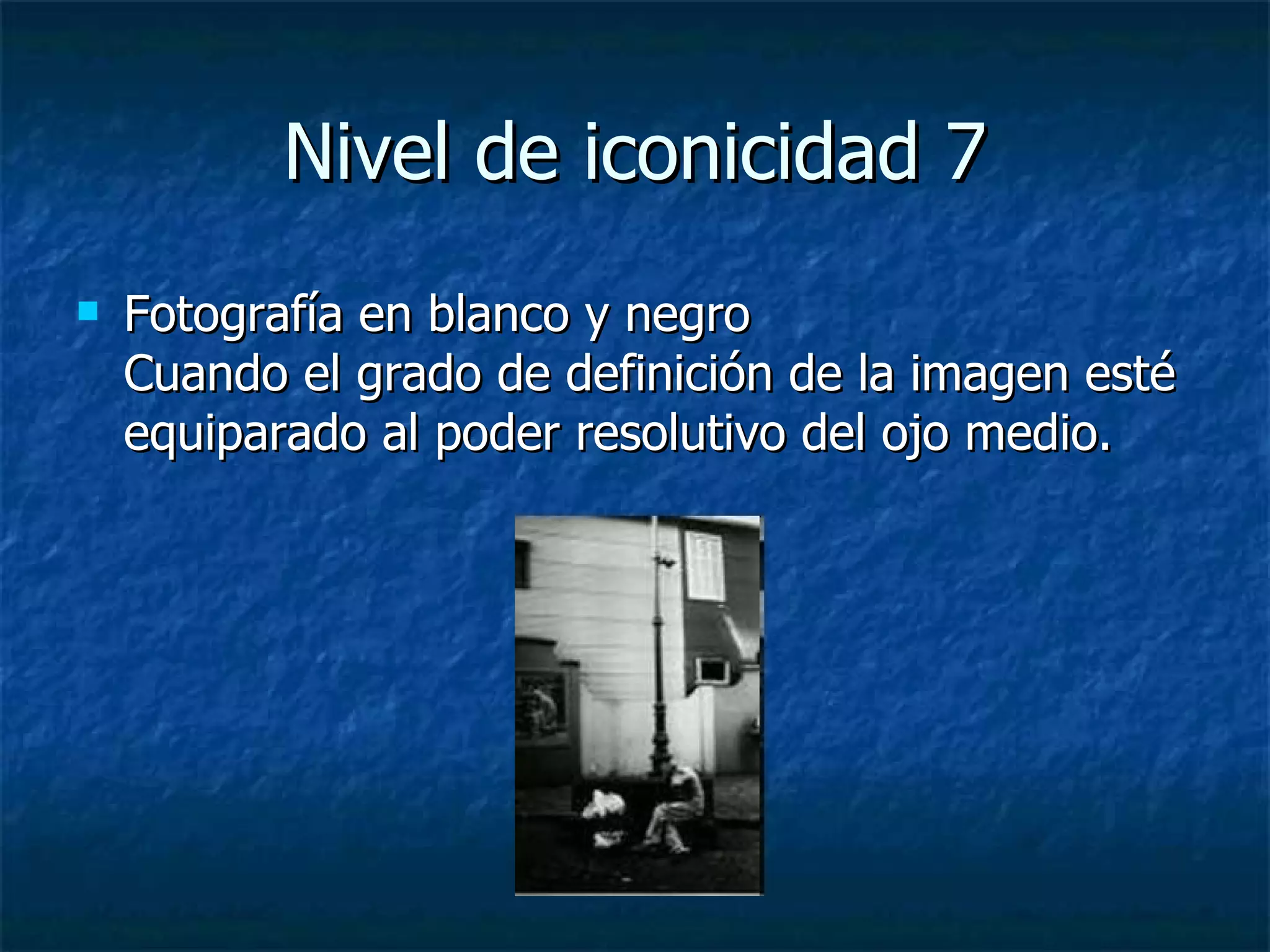Los niveles de iconicidad | PPT