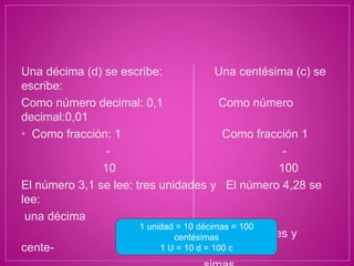 Tema 4: Los números decimales | PPTX