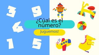 Los números del 1 al 5 kinder y primero. | PPTX