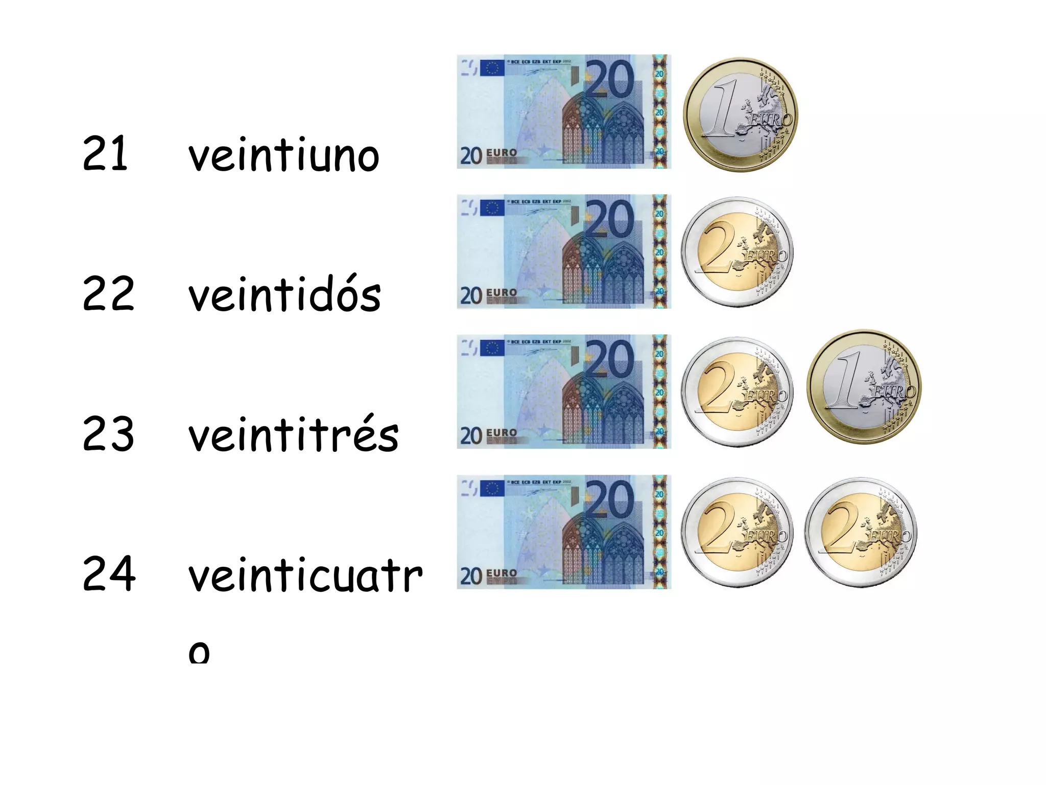 Los números (del 21 al 50) | PPT