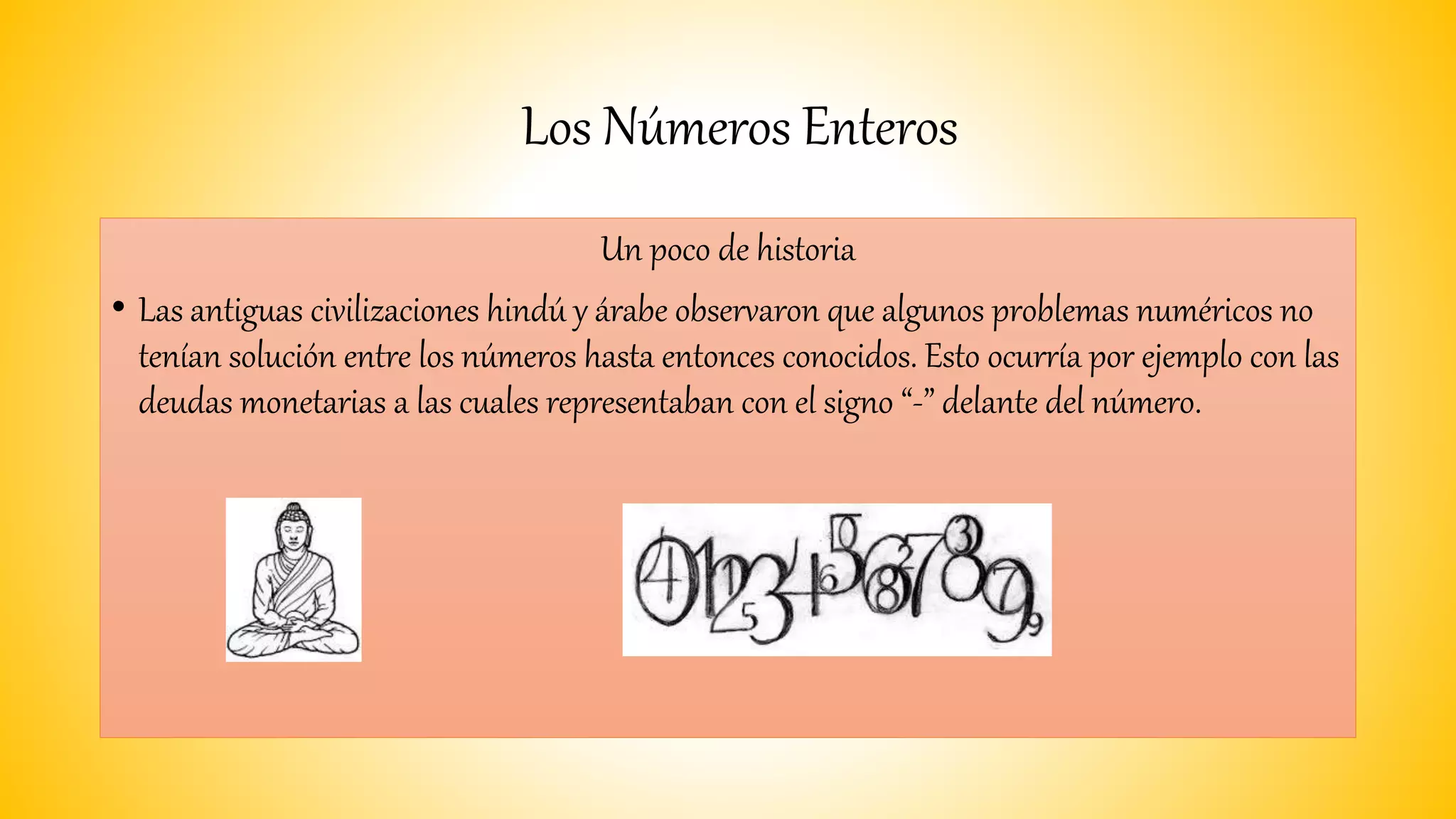 Los números enteros introducción | PPTX