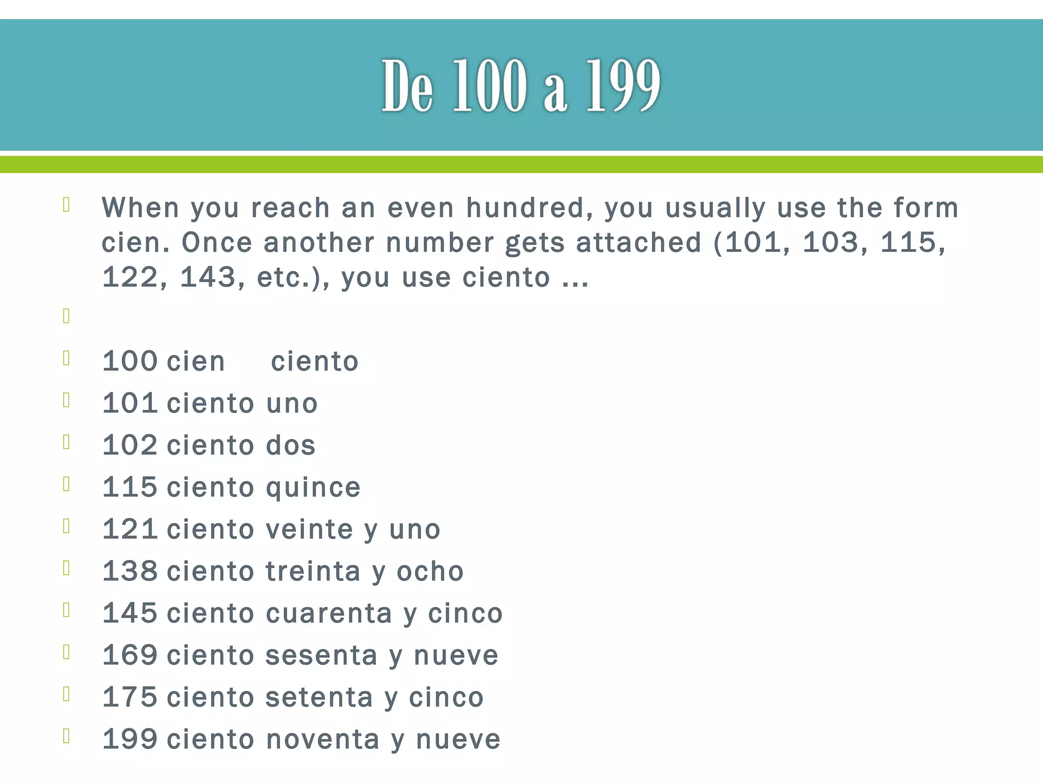 Los números grandes | PPT