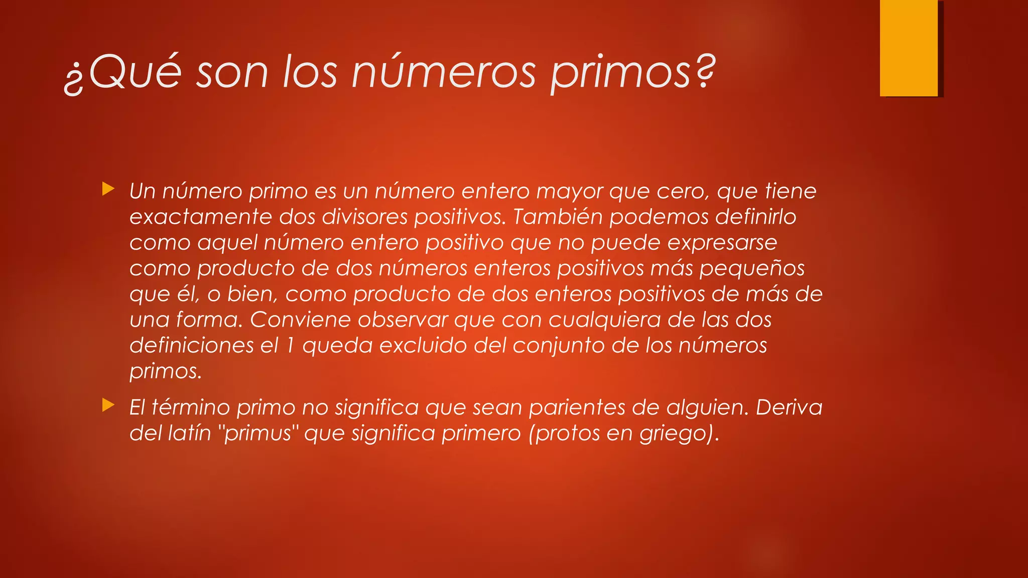 Los números primos | PPT