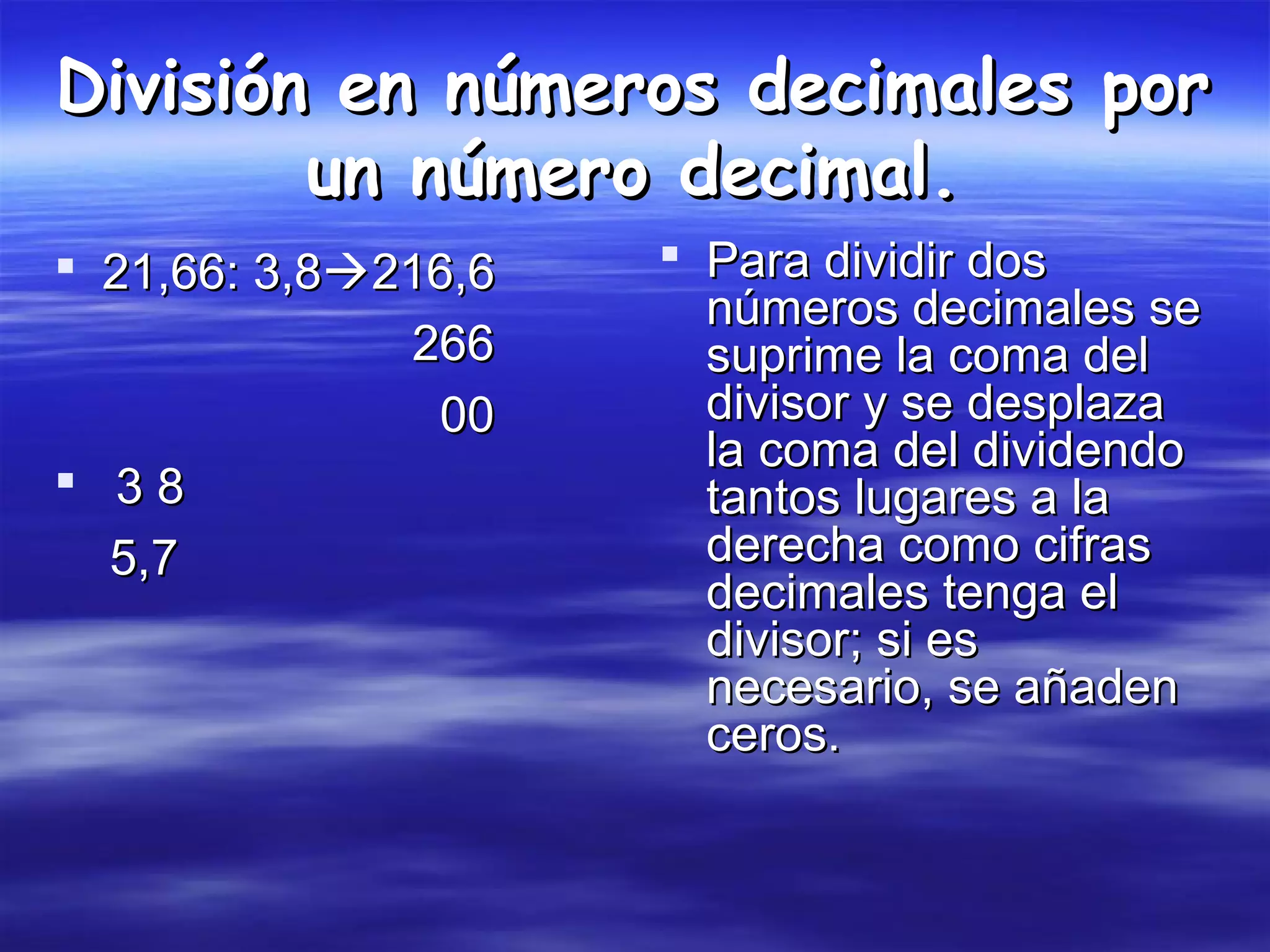 Los numeros decimales | PPT