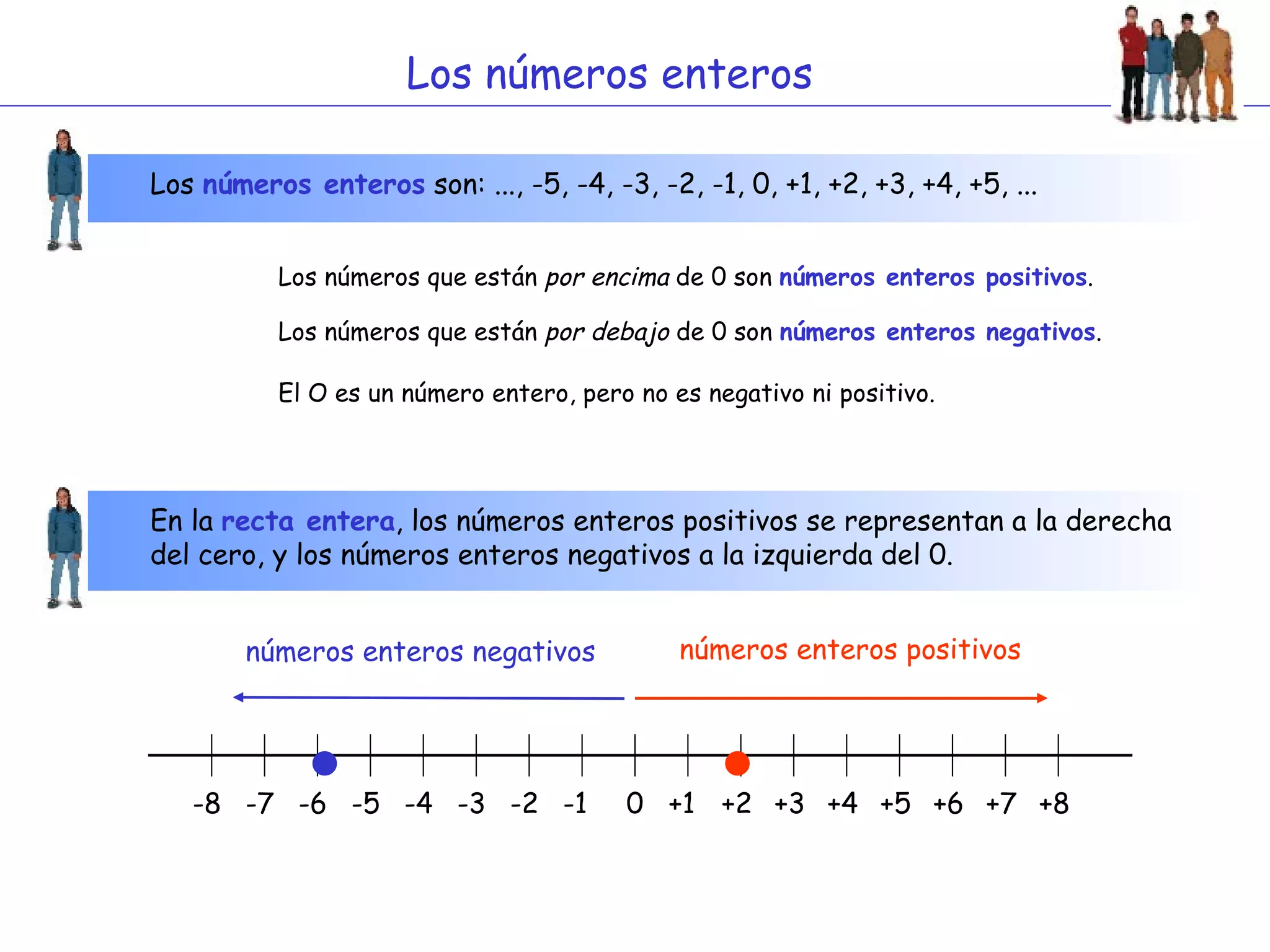 Los numeros enteros | PPT
