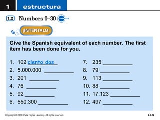 Los números powerpoint | PPT
