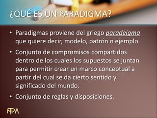 Los paradigmas | PDF