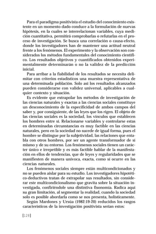 Los paradigmas de investigacion en las ciencias sociales | PDF