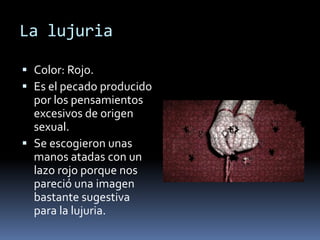 Los pecados capitales | PPTX