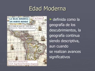 La Evolución de la Geografía | PPT