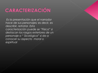 Los personajes | PPT