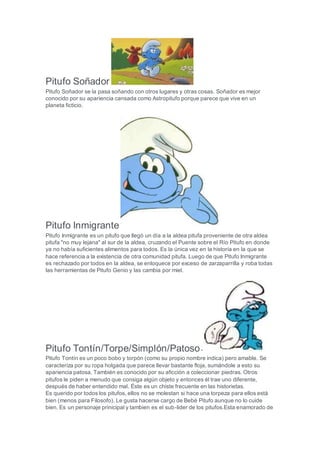 Los pitufos | DOCX