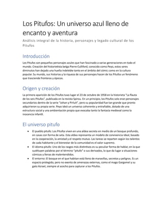 Los Pitufos desde sus origenes e historia.pdf