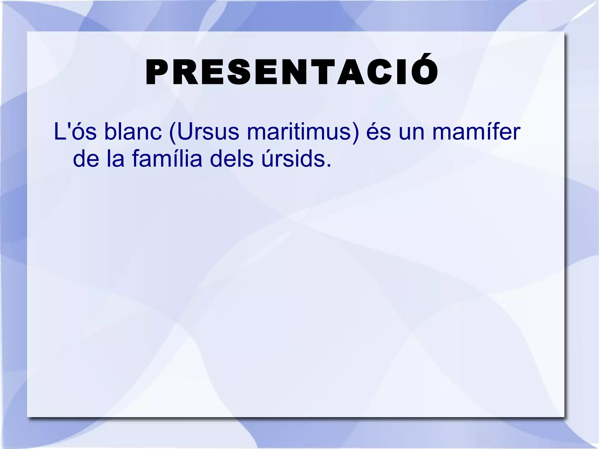 L'ós polar (Oriol) | ODP
