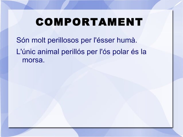 L'ós polar (Oriol) | PPT
