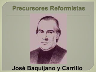 POSICIÓN REFORMISTA Y SEPARATISTA DE LOS PRECURSORES | PPTX