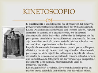 Los predecesores del cine | PPTX
