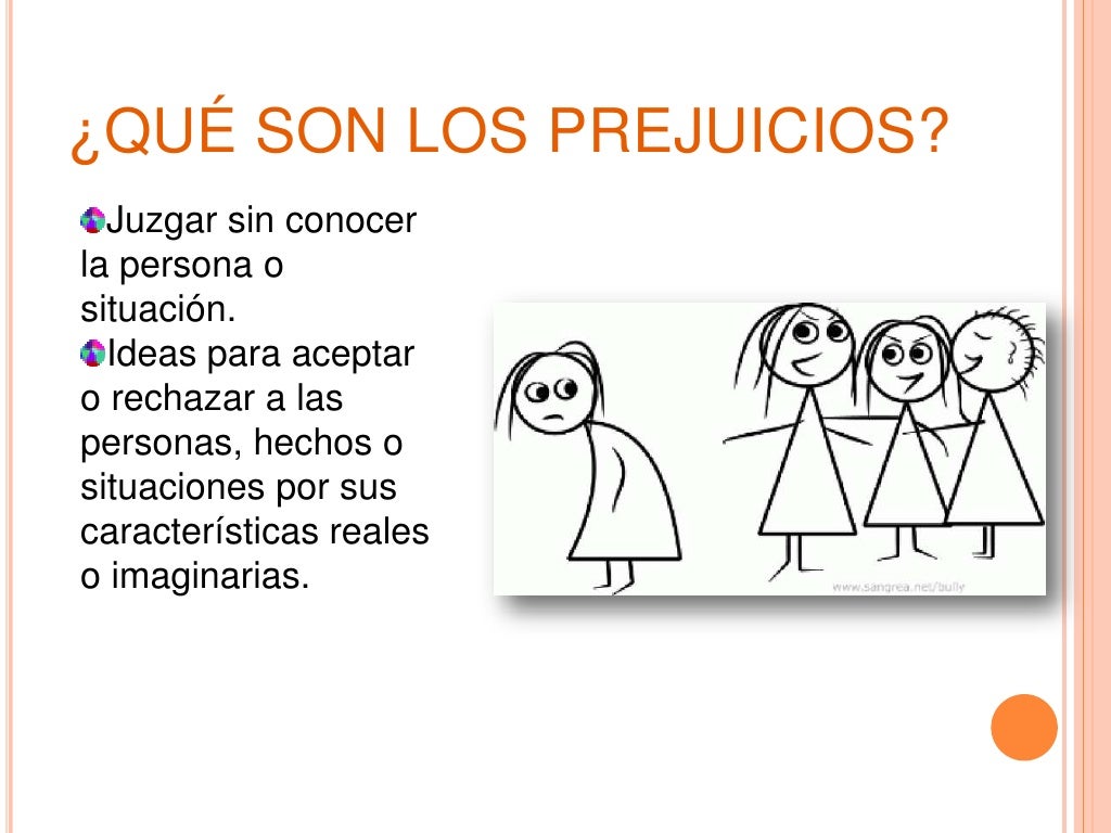 Los prejuicios