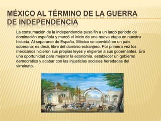 Los primeros años de la vida independiente | PPT