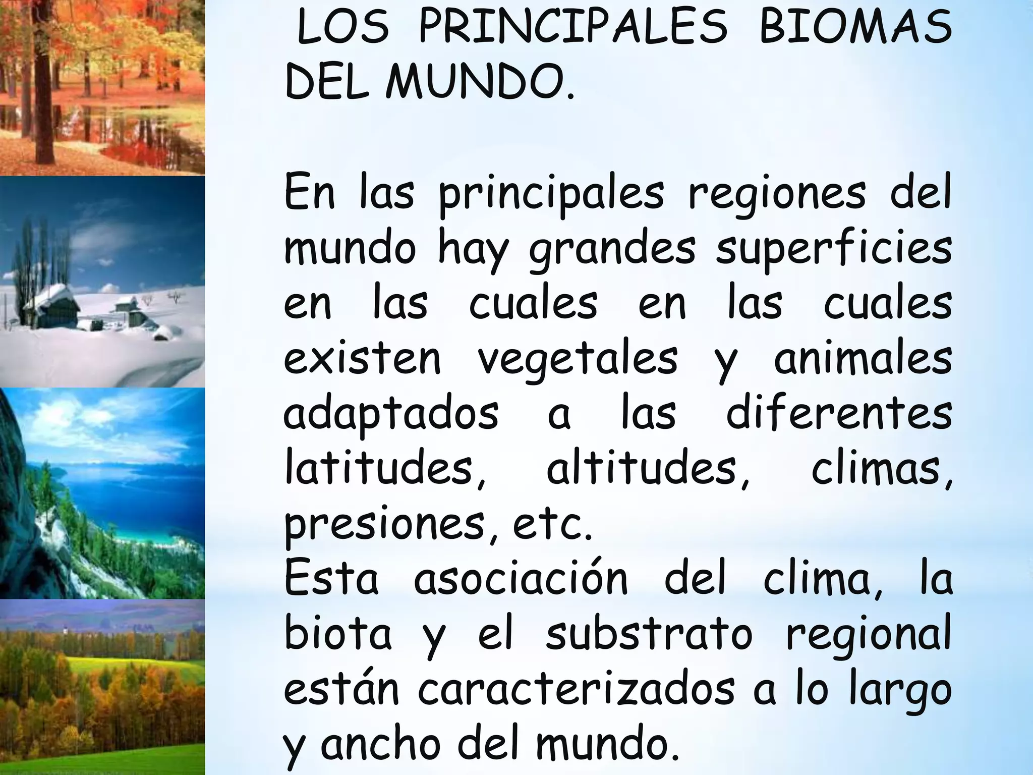 principales biomas del mundo | PPTX