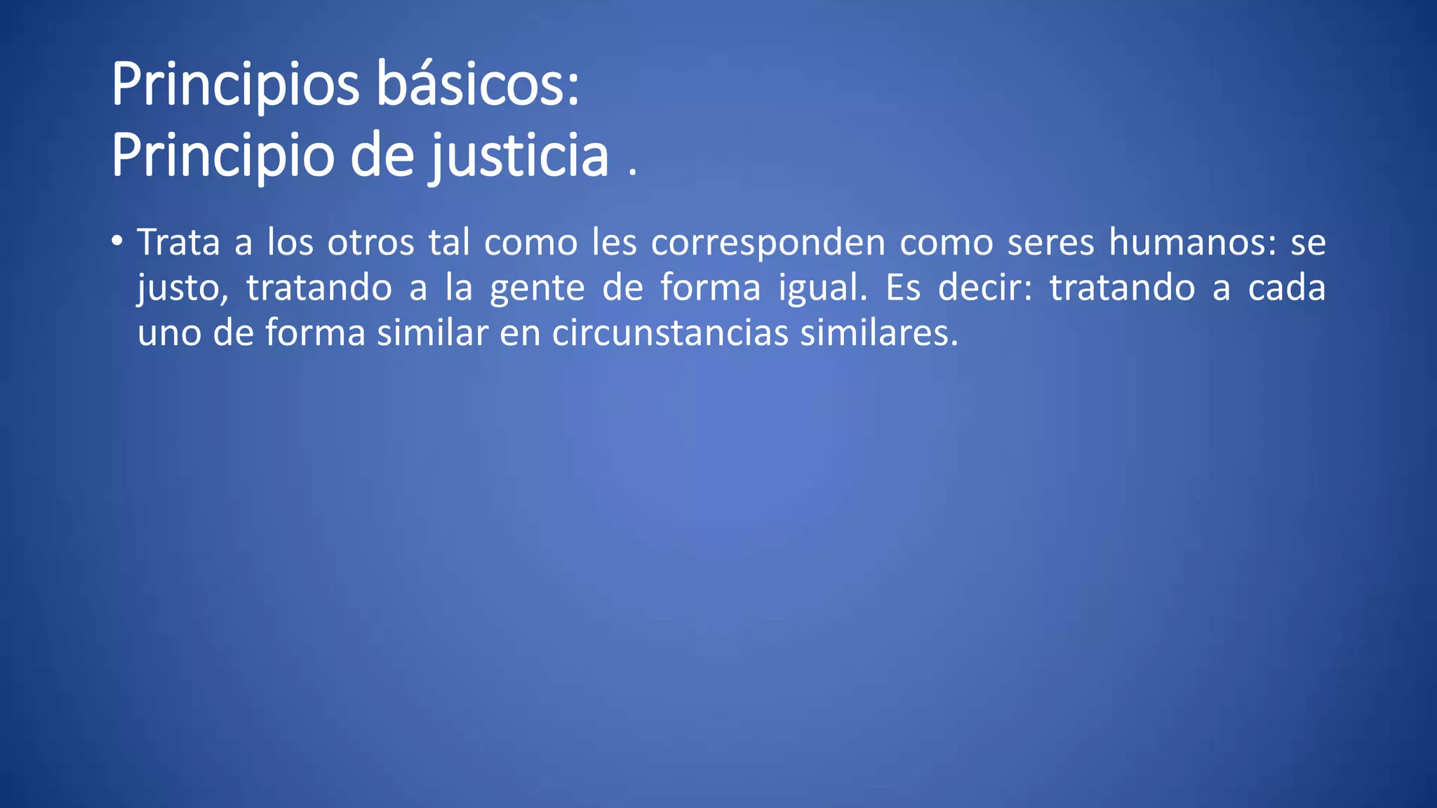 Los principios eticos | PPT