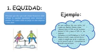 Los principios de la contabilidad | PPTX