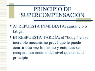 Los principios del entrenamiento | PPT