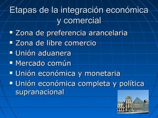 Los procesos de integración regional | PPT