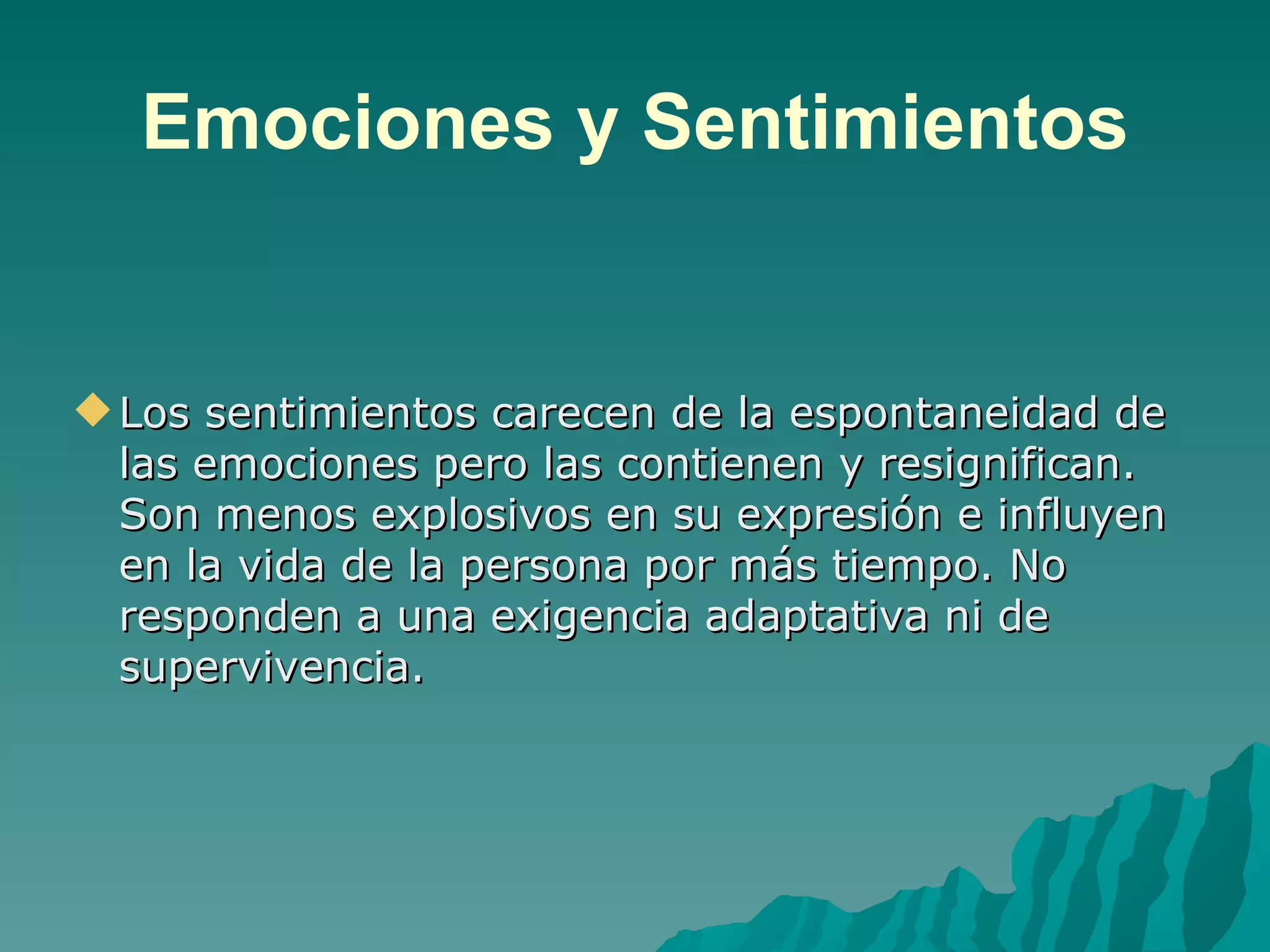 Los procesos emocionales | PPT