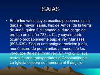 Los profetas mayores | PPT