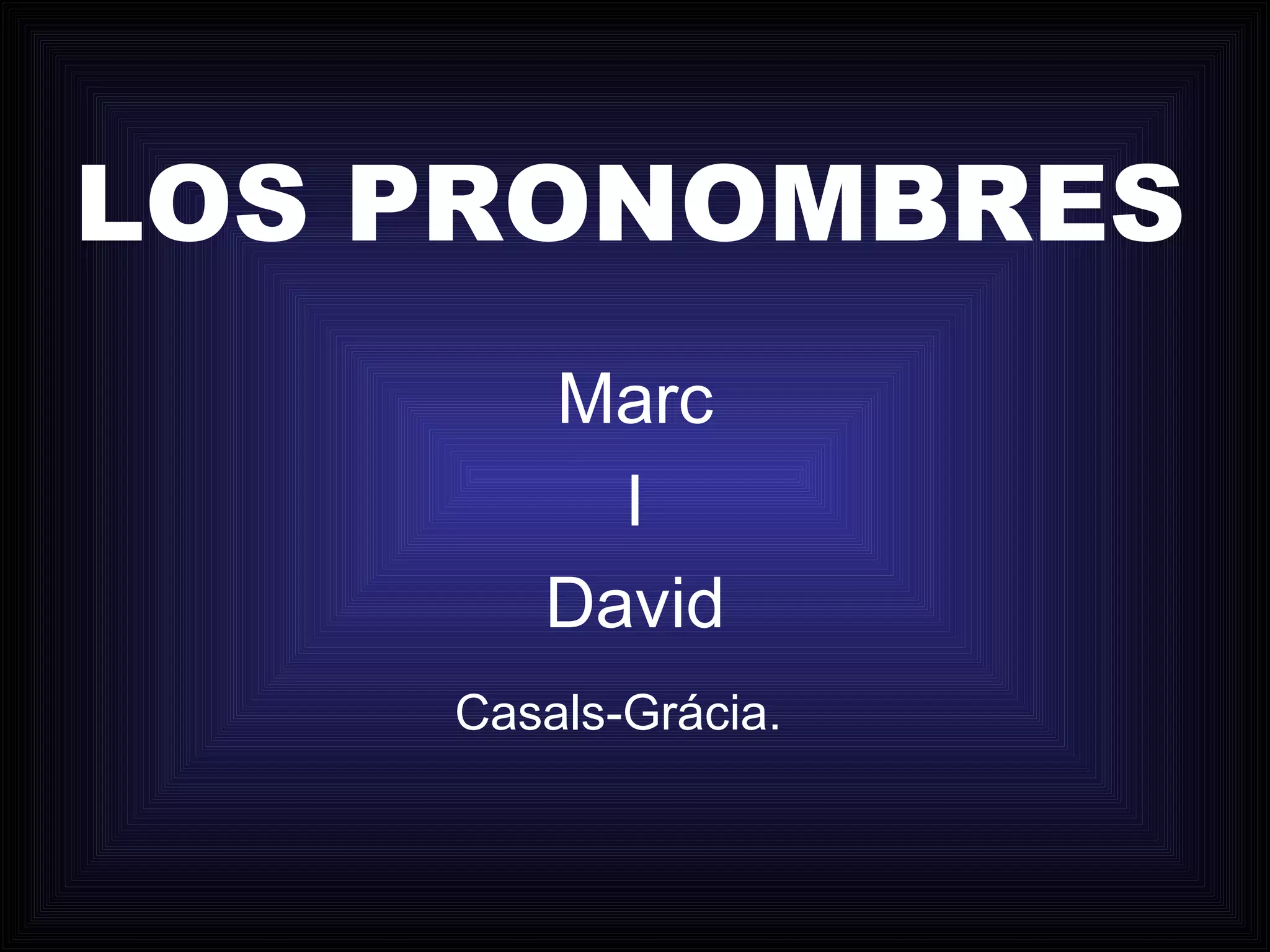 Los pronombres | PPT