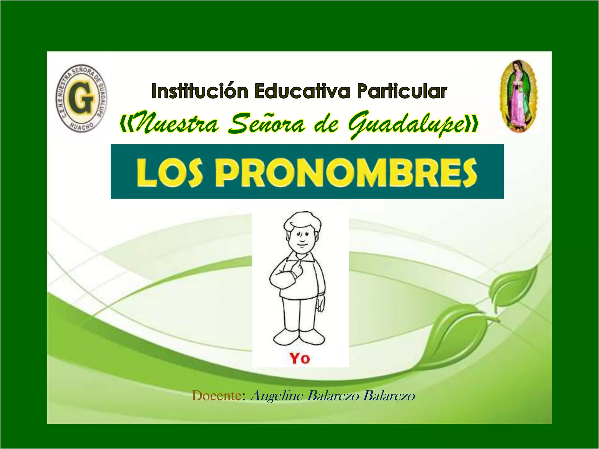 Los pronombres | PPT | Descarga Gratuita