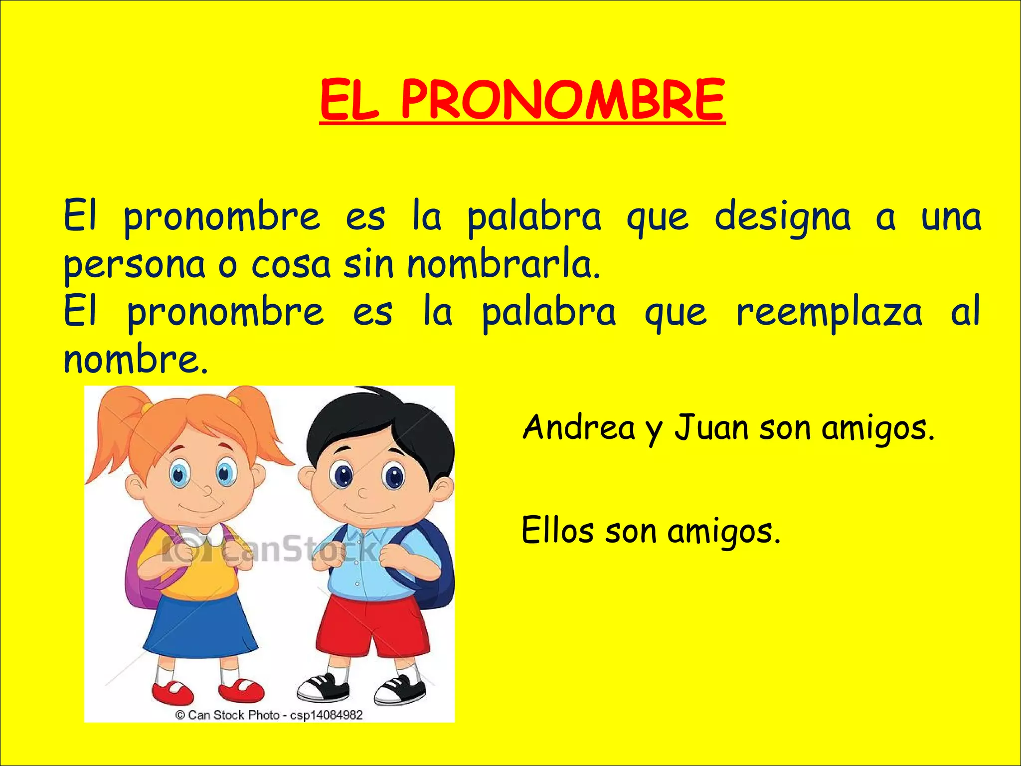 Los pronombres | PPT