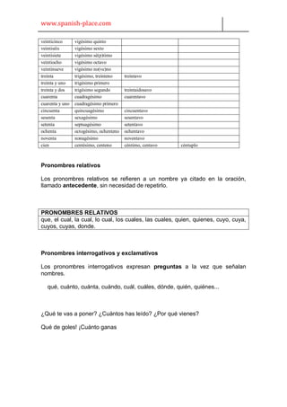 Los pronombres ii | PDF