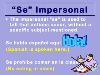 Los pronombres reflexivos - review and explanation | PPT